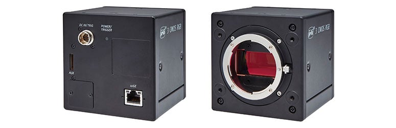 New 3-CMOS and 4-CMOS prism based color/NIR line scan cameras with 10 ...